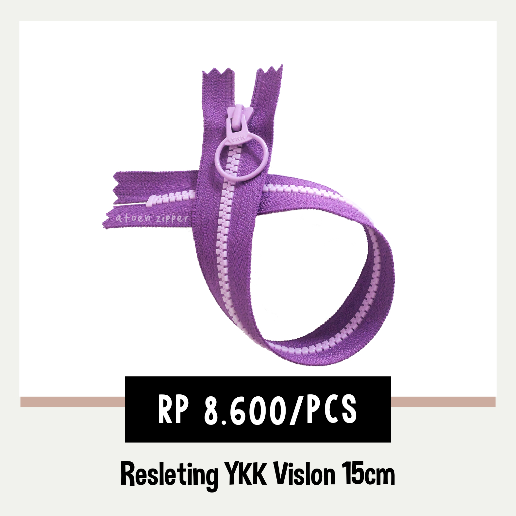 Jual Resleting Vislon YKK 15cm | Shopee Indonesia