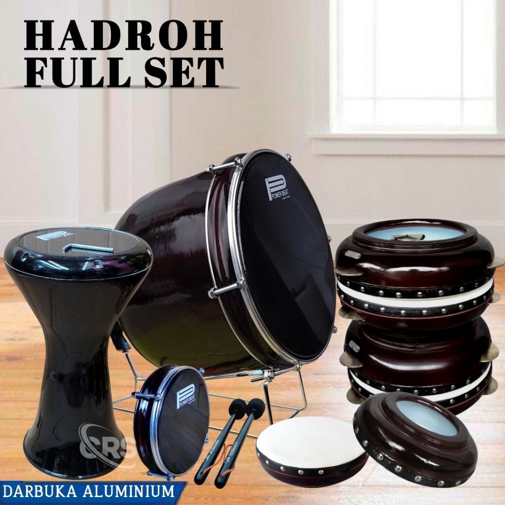 Jual Alat Musik Hadroh 1 Set Hitam Polos | Shopee Indonesia