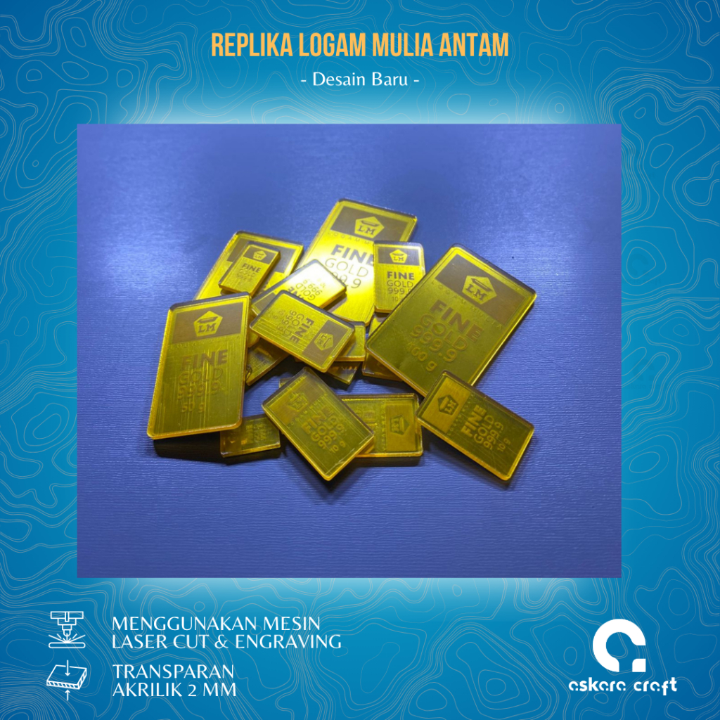 Jual REPLIKA LOGAM MULIA/EMAS ANTAM 0,5 gr - 100 gr | Shopee Indonesia