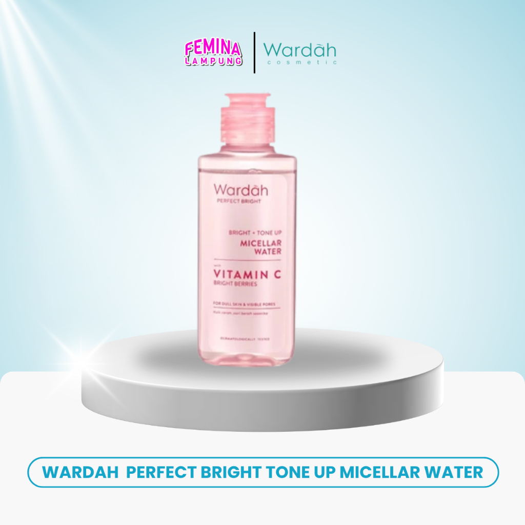 Jual Wardah Perfect Bright Tone Up Micellar Water 100ml | Shopee Indonesia