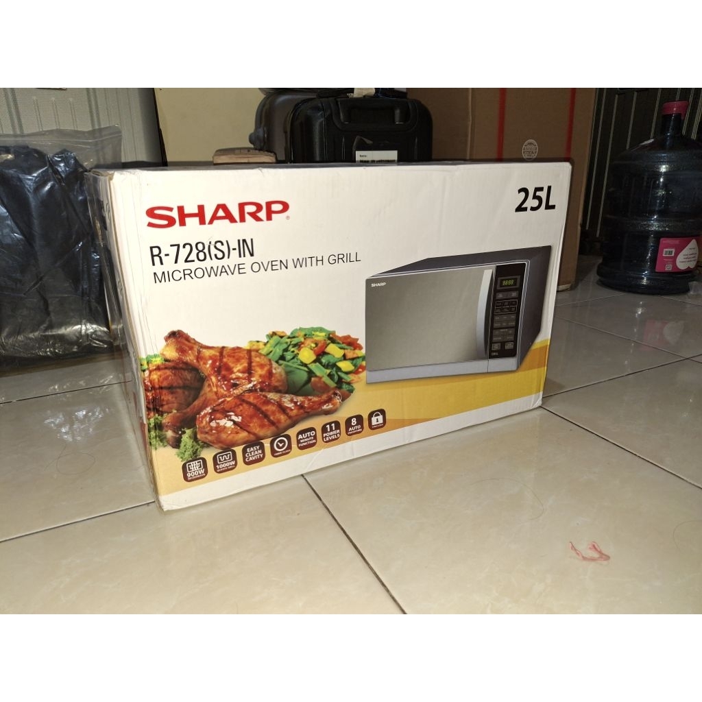 Jual Microwave Oven With GrillMerk Sharp R-728(S) | Shopee Indonesia