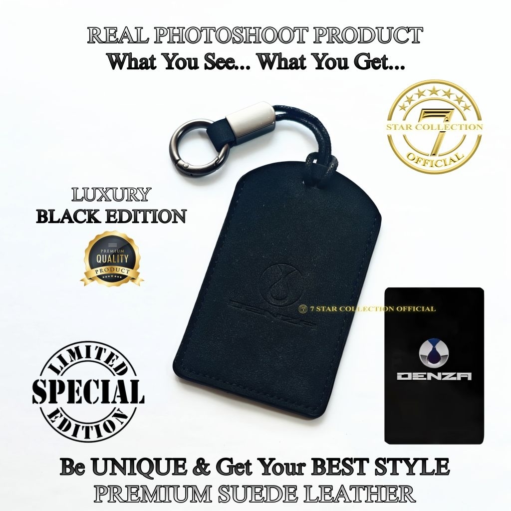 Jual Cover Case Sarung Pouch Kunci NFC CARD Mobil BYD DENZA D9 Premium Suede Leather | Shopee ...