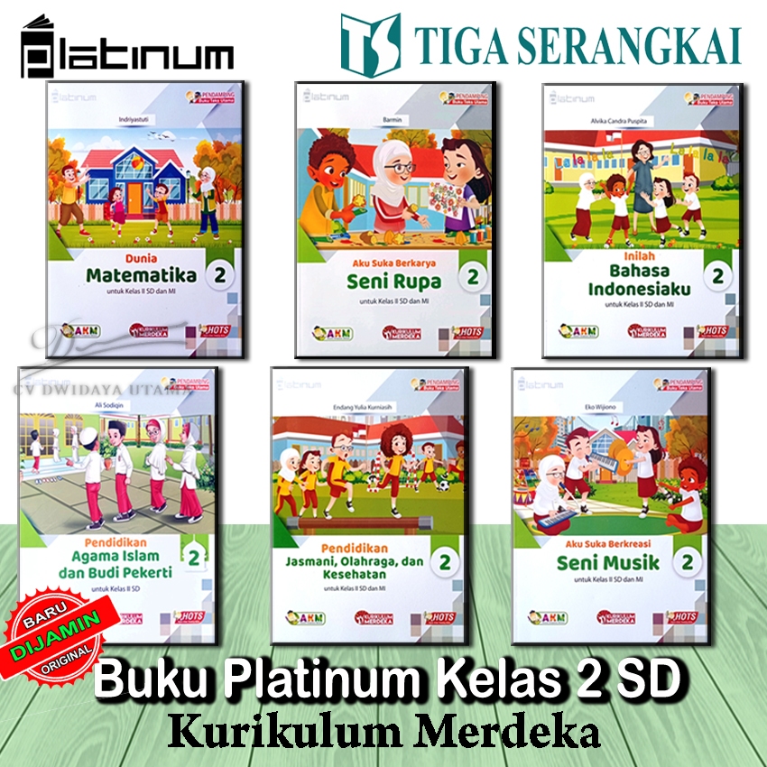 Jual Buku Platinum - Tiga Serangkai - SD Kelas 2 Kurikulum Merdeka | Shopee Indonesia