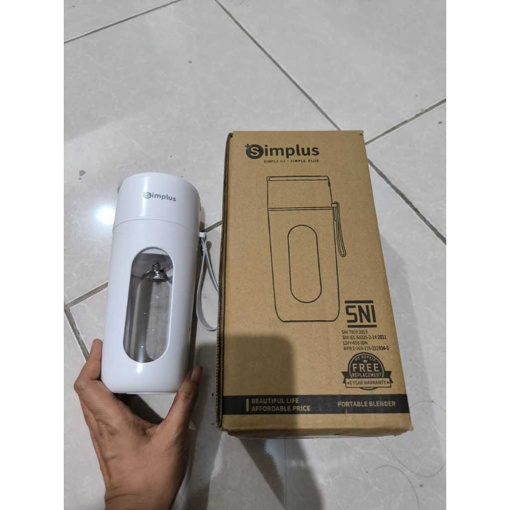 Jual Simplus Blender Portabel Juicer Multifungsi Gelas Siap Minum 10 ...
