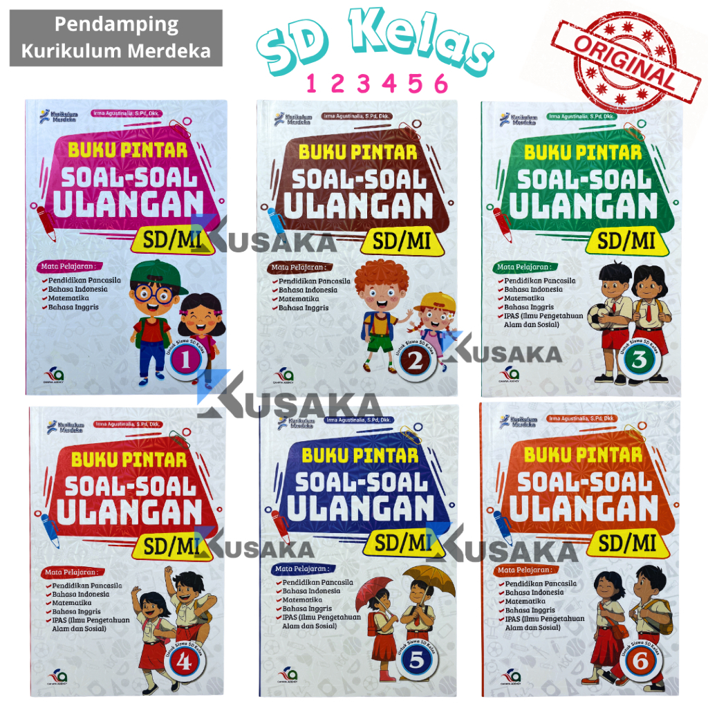 Jual Buku Bank Soal Ulangan Tugas Harian LKS SD Kelas 1 2 3 4 5 6 Kurikulum Merdeka Disertai ...