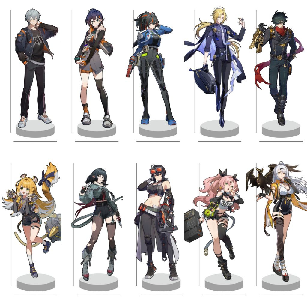 Jual Zenless Zone Zero Acrylic Standee / Standee Figure Game Zenless ...