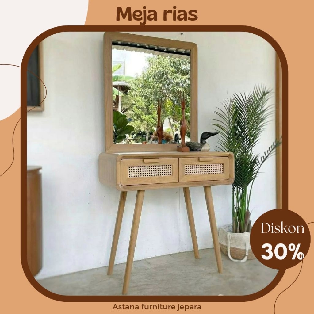 Jual Meja Console Minimalis Meja Konsol Minimalis Modern Jati Meja Rias ...