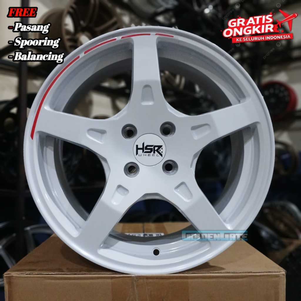 Jual Velg mobil r16 pcd 4x100 lebar 7 hsr pente rata bodi bisa untuk ...