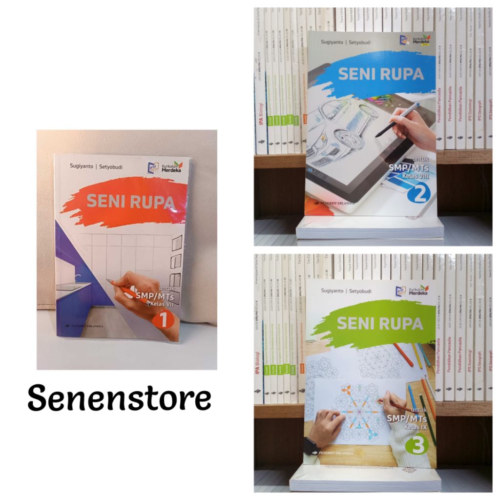 Jual Buku SENI RUPA Kelas 7/VII 8/VIII 9/IX SMP/MTS Kurikulum Merdeka Erlangga | Shopee Indonesia