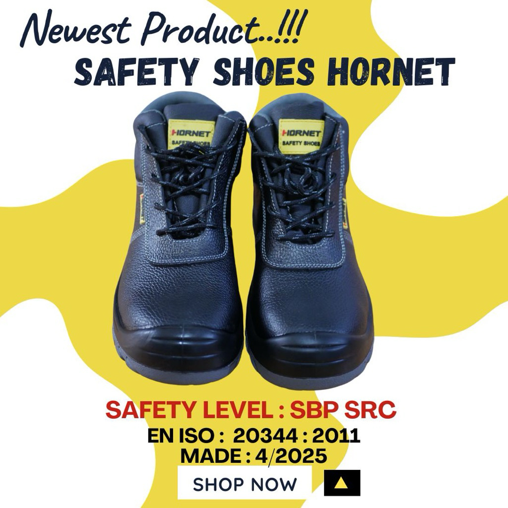 Jual Safety Shoes Hornet Composite Metal Free Middle Cut | Shopee Indonesia