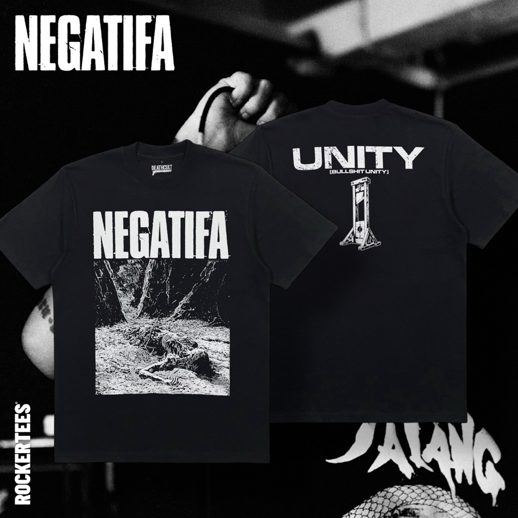 Jual NEGATIFA - SELF TITLED UNITY BLACK T-SHIRT | ORIGINAL MERCHANDISE ...