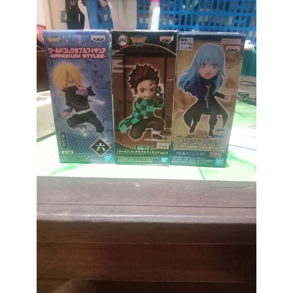 Jual Wcf Sanji Ninja, Wcf Tanjiro vol 3, Wcf Rimuru (All Original) | Shopee Indonesia