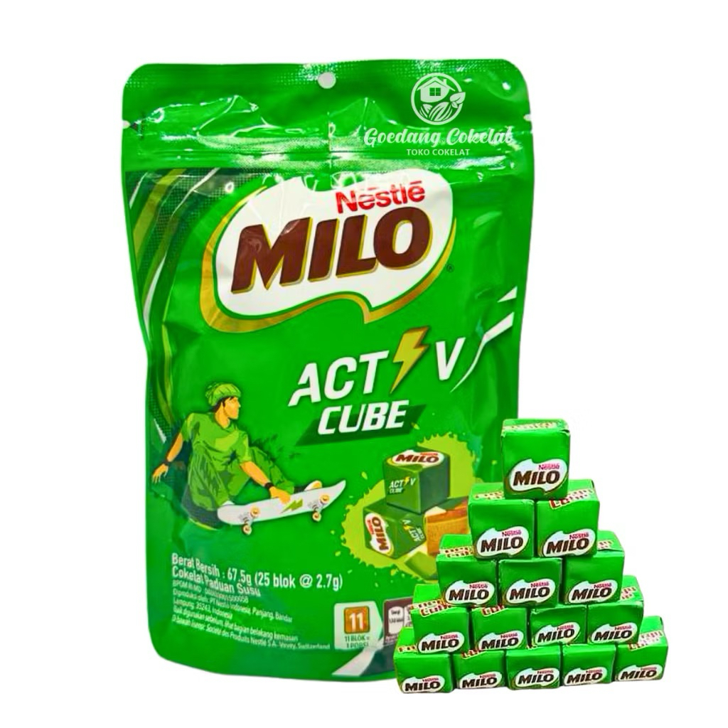 Jual Nestle Milo Active Cube Isi 25pcs | Shopee Indonesia