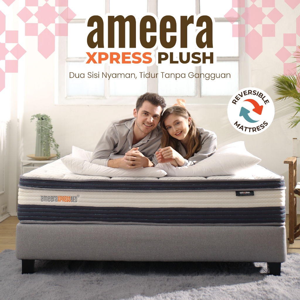 Jual AMEERA Xpress Plush 180x200 + 2 Pillow | Shopee Indonesia