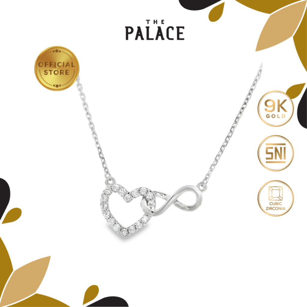 Jual The Palace Basic Infinity Embrace Necklace / Kalung 9K | Shopee ...