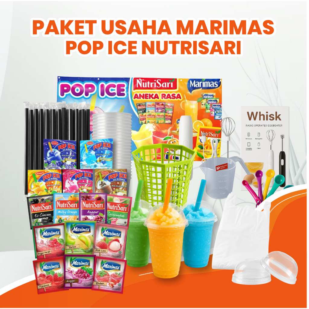 Jual POP ICE NUTRISARI MARIMAS PAKET LENGKAP | MARIMAS PAKET LENGKAP ...