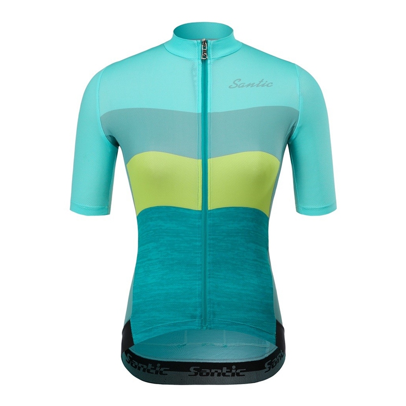 Jual Santic Jersey Sepeda Wanita Lengan Pendek Kaus Sepeda Jalan Kantong Bernapas Cepat Kering ...