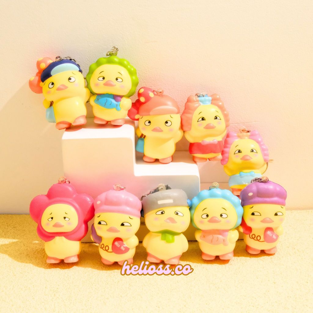 Jual GANTUNGAN KUNCI SQUISHY UPSET DUCK PENCET SKUISI GANCI SOUVENIR ...