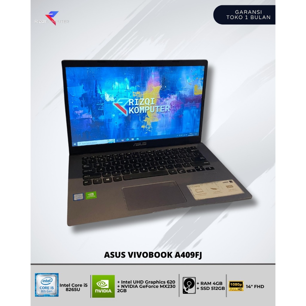 Jual Asus VivoBook A409FJ Intel Core i5-8265U RAM 4GB SSD 512GB bgh | Shopee Indonesia