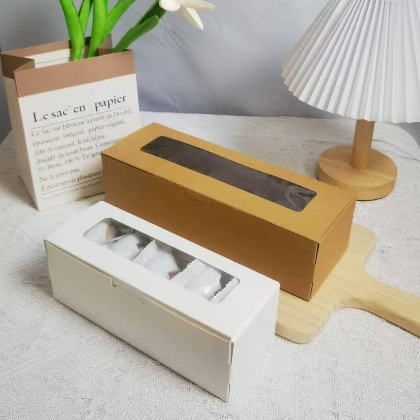 Jual Satuan- Box jendela mika kue biskuit makaron/ Box kardus mika ...