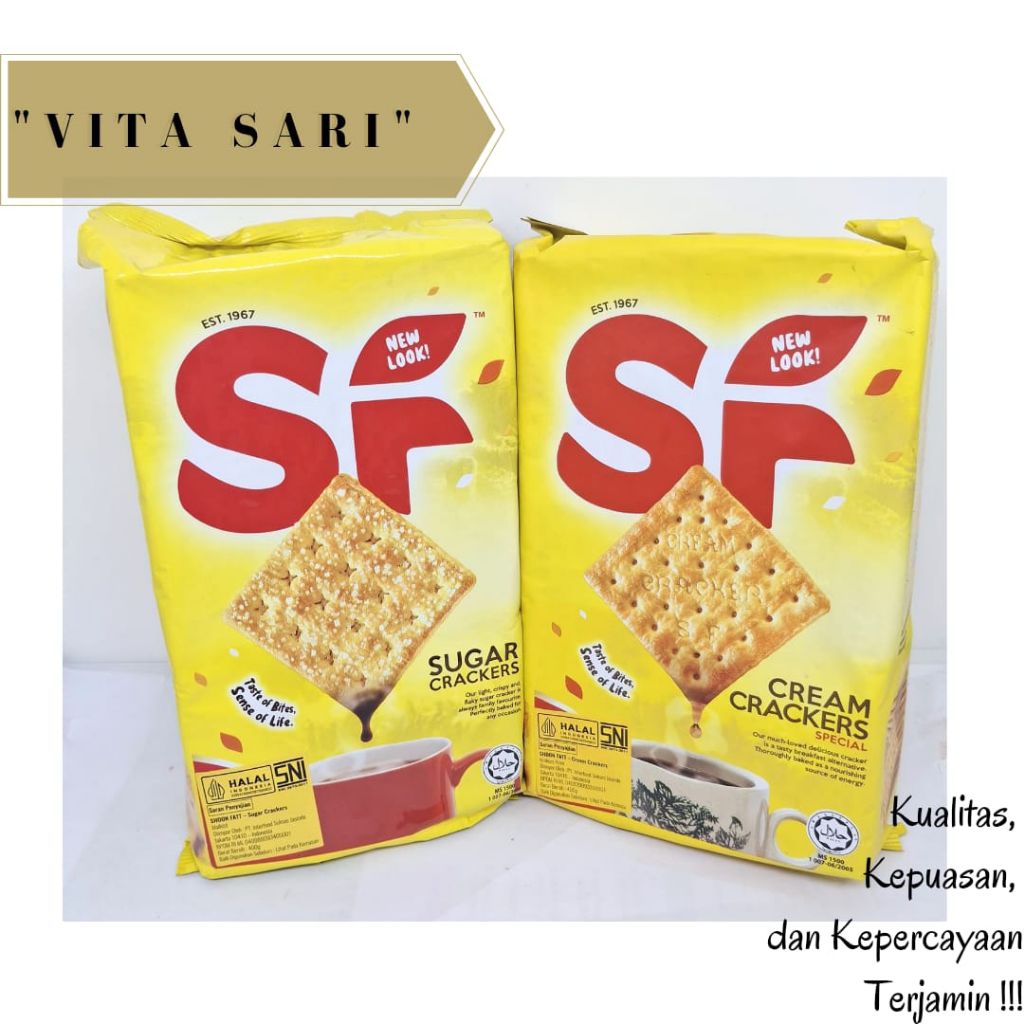 Jual SF SUGAR CRACKERS/CREAM CRACKERS/ROTI KEBENG | Shopee Indonesia