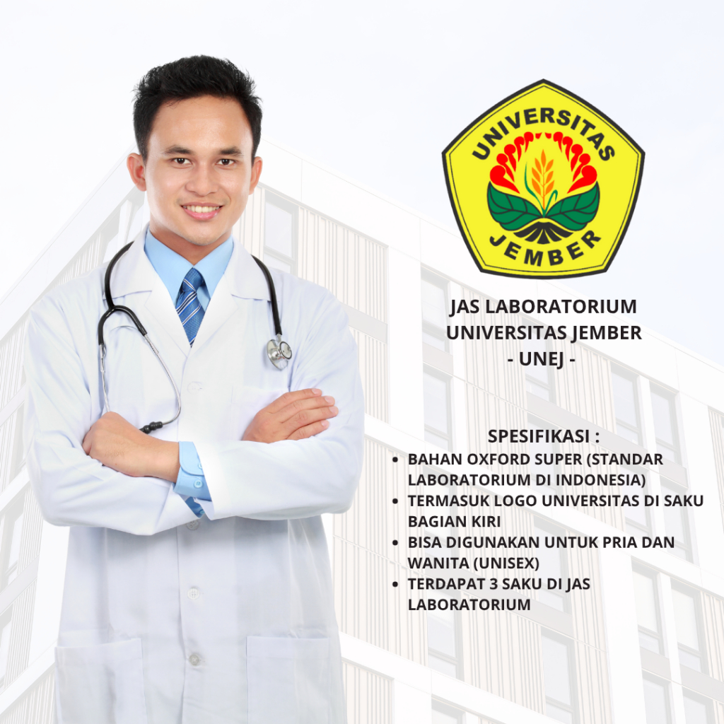 Jual Jas Laboratorium UNEJ Universitas Jember Bahan Oxford Super ...