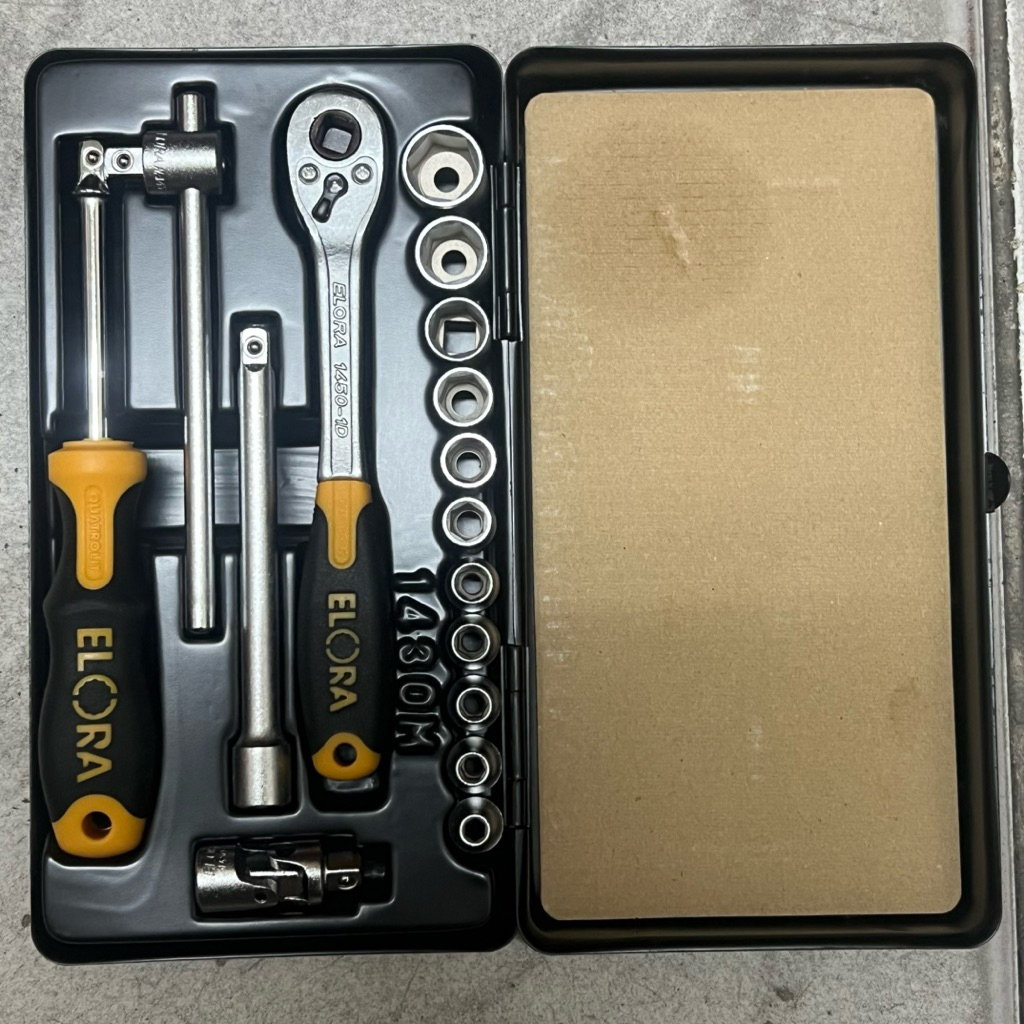 Jual Kunci Sok Set 1/4 Inch Elora Socket Set 1/4” ELORA 1430-MU ...