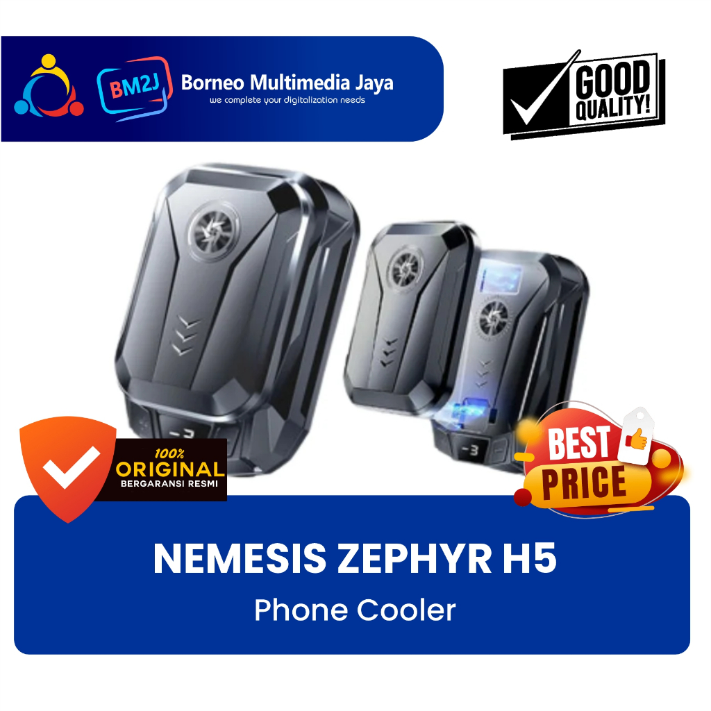 Jual Phone Cooler Fan with Removable Magnetic Battery Nemesis ZEPHYR H5 ...