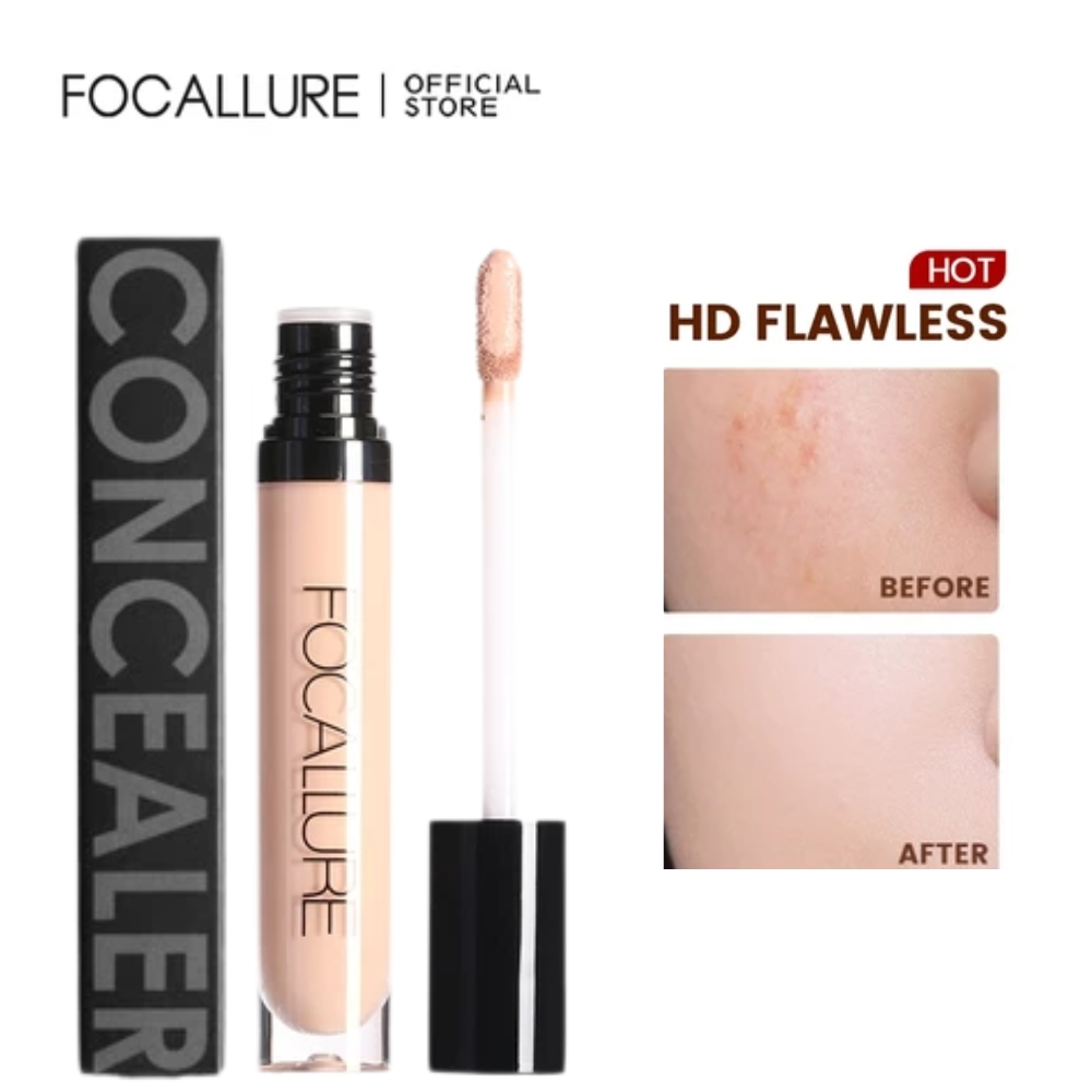 Jual FOCALLURE Full Coverage Concealer Liquid concealer Waterproof ...