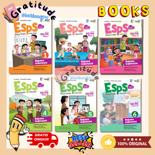 Jual (Original) Buku Esps Bahasa Indonesia Sd/Mi Revisi Kelas 1 2 3 4 5 6 Kurikulum Merdeka ...