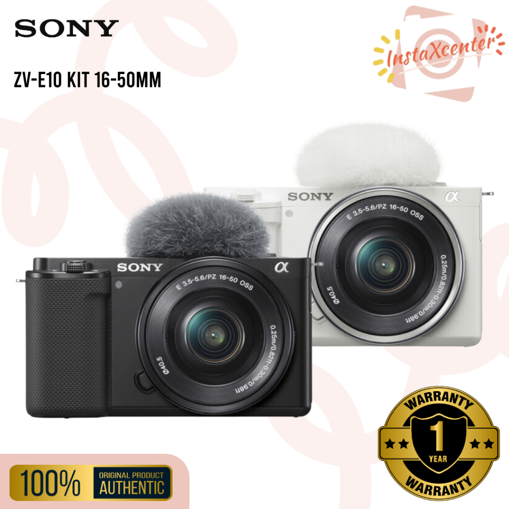 Jual Sony ZV-E10 / ZVE10 / ZV E10 / ZVE 10 Mirrorless Camera ORIGINAL RESMI | Shopee Indonesia