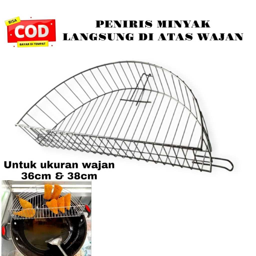 Jual Peniris / tirisan saringan minyak makanan stainless langsung di ...