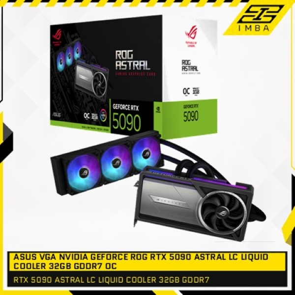 Jual ASUS VGA NVIDIA GEFORCE ROG RTX 5090 ASTRAL LC LIQUID COOLER 32GB ...