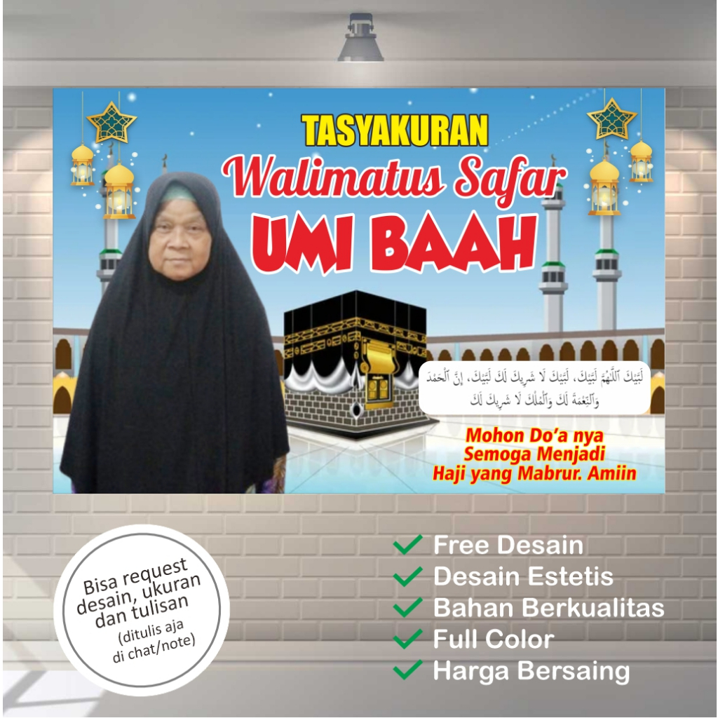 Jual Spanduk Banner Backdrop Background Acara Tasyakuran Syukuran ...