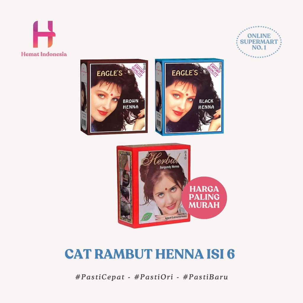 Jual HENNA BLACK CAT RAMBUT EAGLE'S HERBUL EAGLES HENNA BLACK BROWN ...