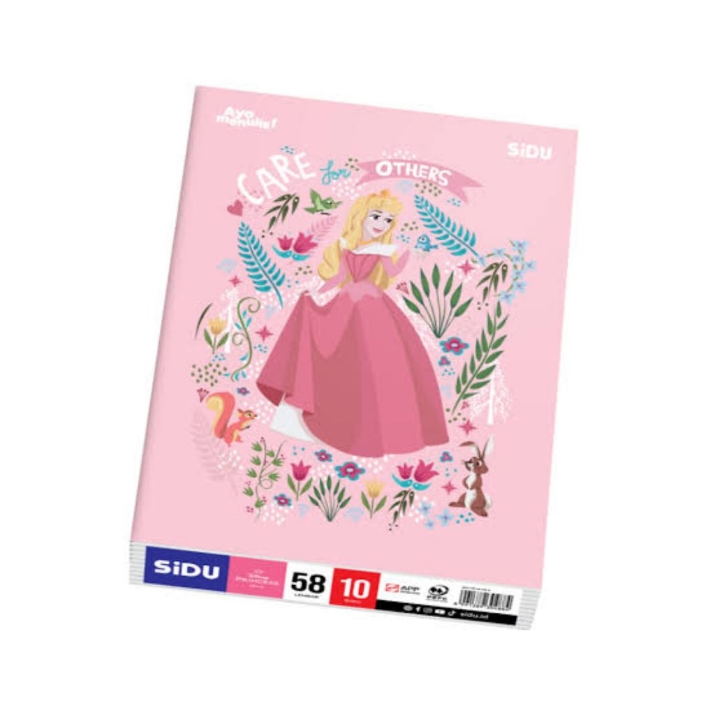 Jual (Bisa Cod) Promo 1 Pak BUKU TULIS SIDU 58 Princess - Stationery ...
