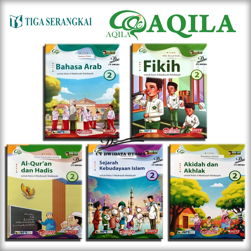 Jual Buku Pelajaran AQILA Tiga Serangkai SD kelas 2 KMA 450 tahun 2024 | Shopee Indonesia