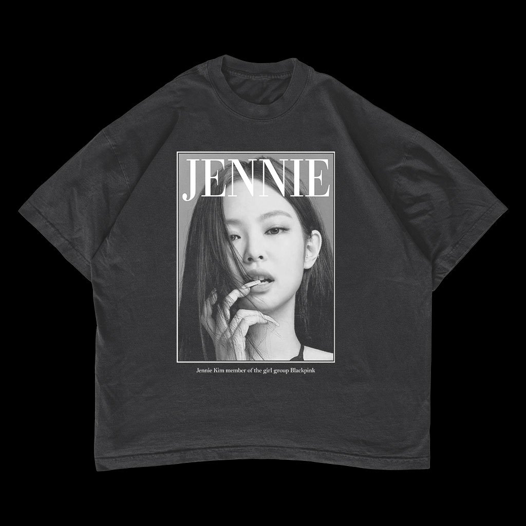 Jual Blackpink Jennie Oversized T-shirt Kaos Kpop | Shopee Indonesia