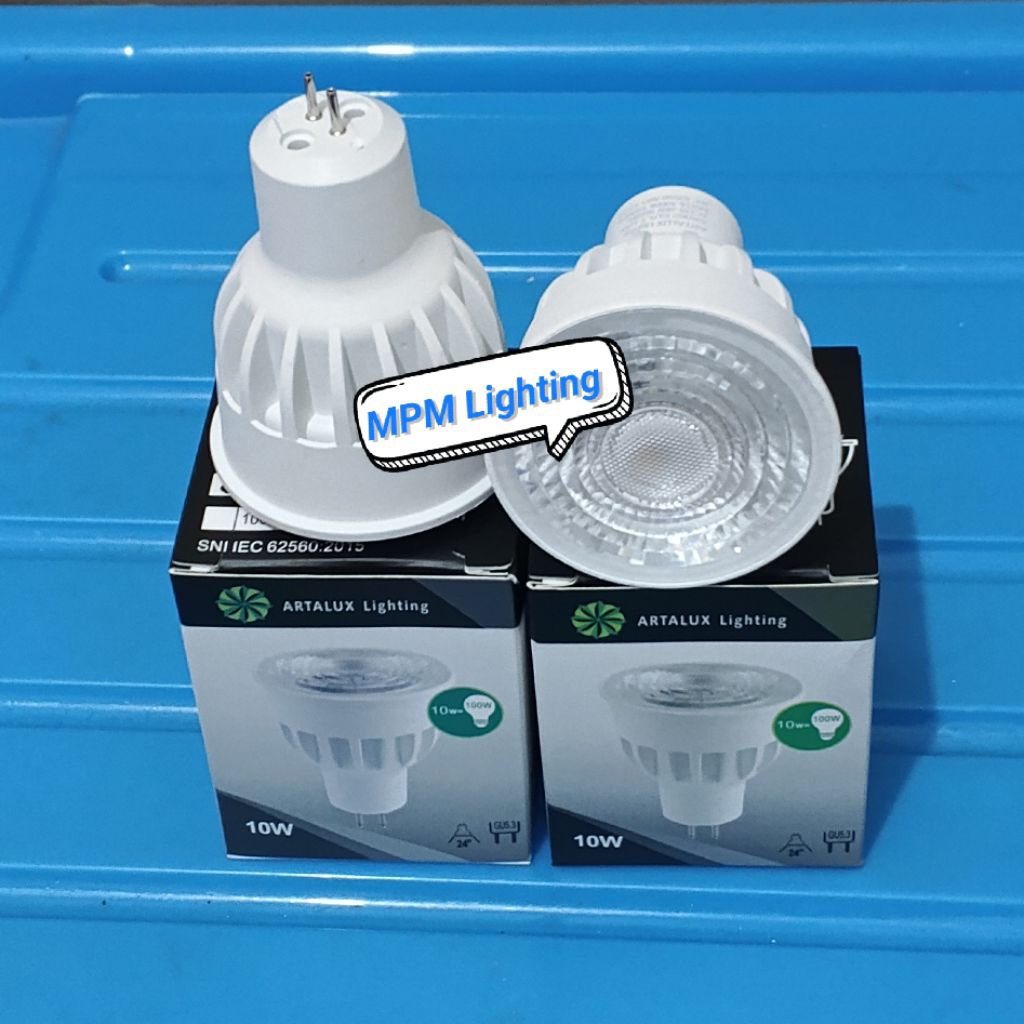 Jual Artalux LED Spotlight Mr16 COB 10W 220V / LED Halogen Spot Mr16 ...