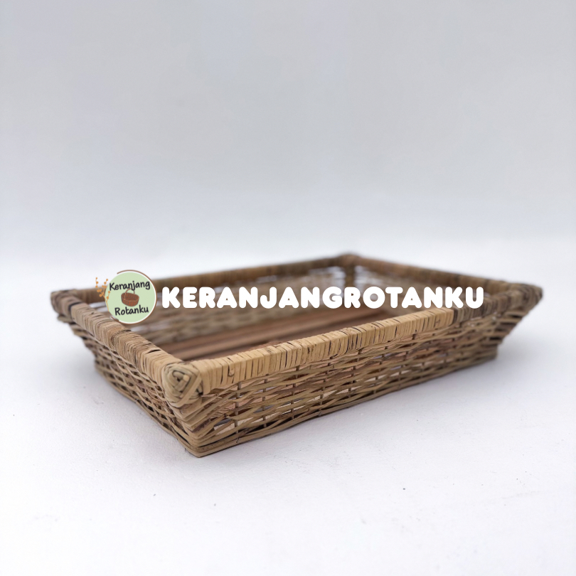Jual Keranjang Rotan Parcel Kulit Alas Kayu L | Shopee Indonesia