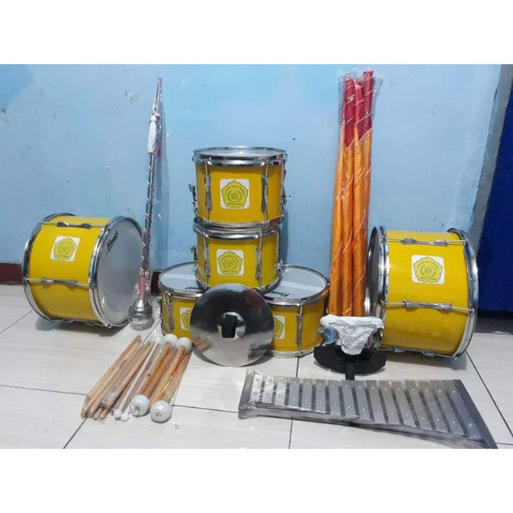 Jual paket marching band 1 unit anak TK RA PAUD 16 personil komplit ...