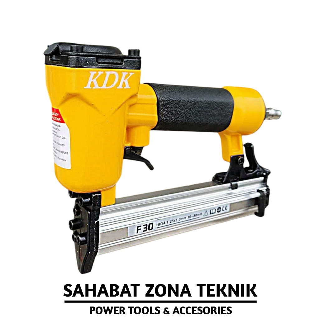 Jual KDK F 30 HD Air Nail Gun Nailer Alat Paku Tembak Lurus Staples Stapler Angin Mesin F30 HD ...