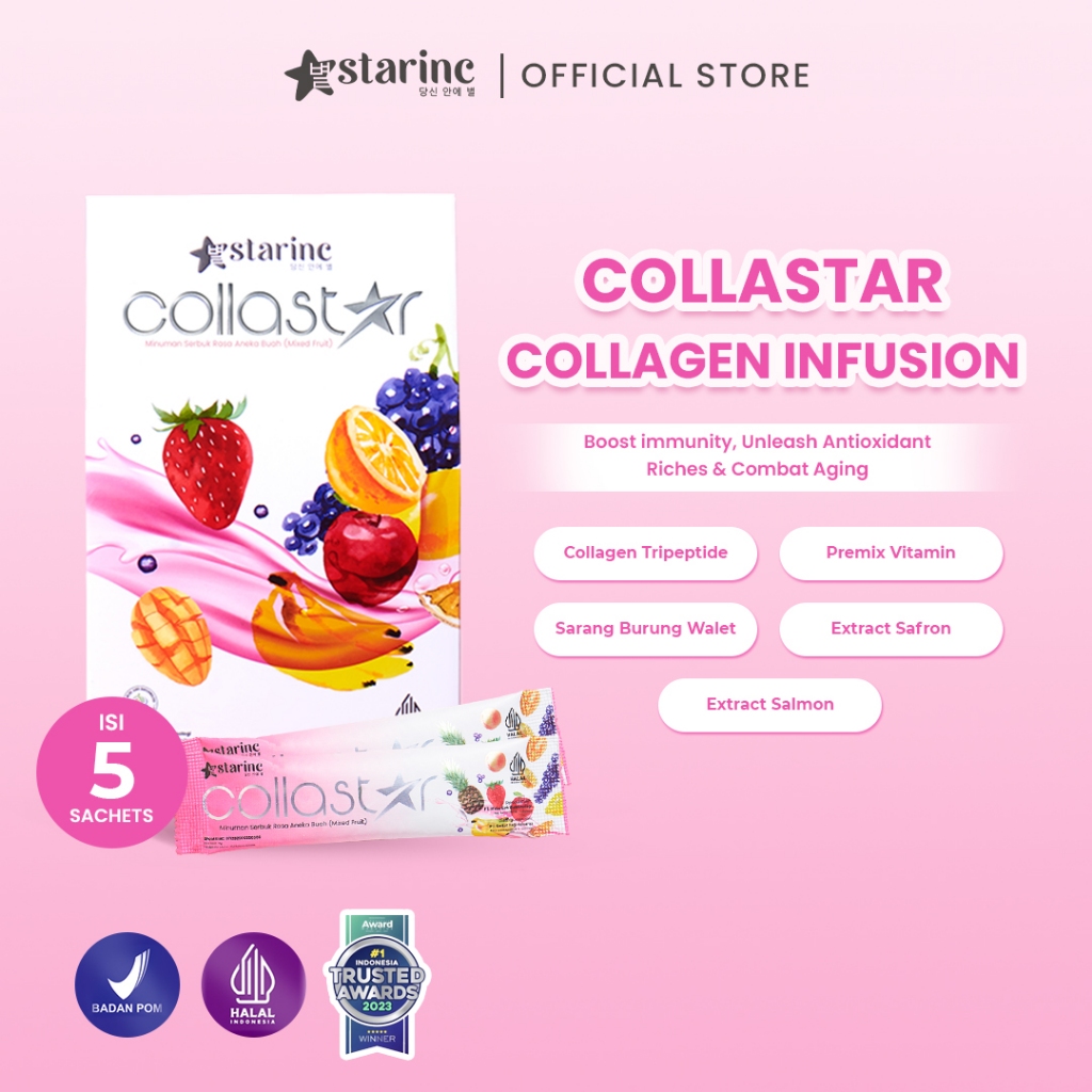Jual Collagen Drink Extract Salmon, Saffron, Sarang Burung Walet ...