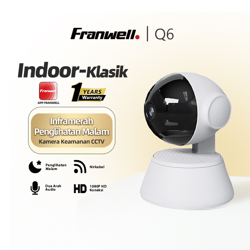 Jual Franwell CCTV Kamera WiFi Indoor 1080P – Putar Otomatis | Lihat ...