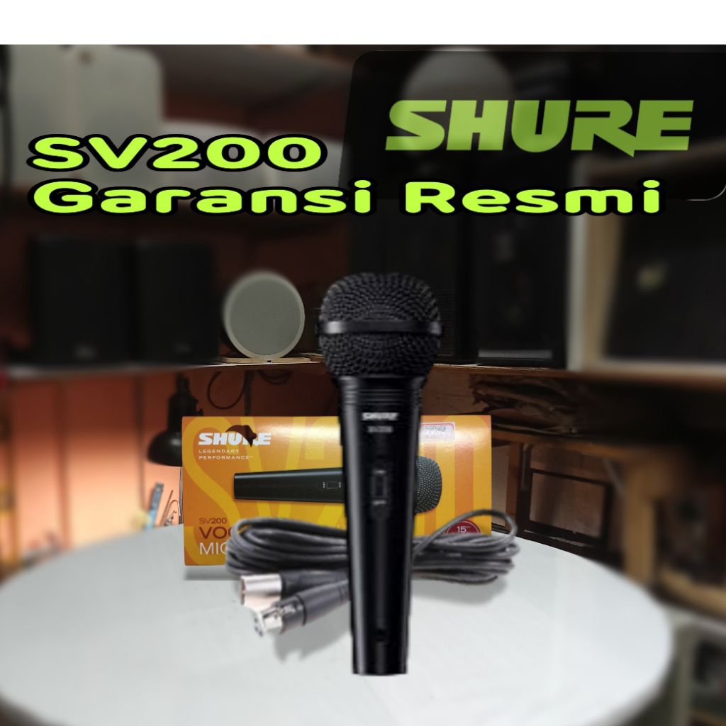 Jual Shure SV200 original garansi resmi microphone mic dynamic vocal ...