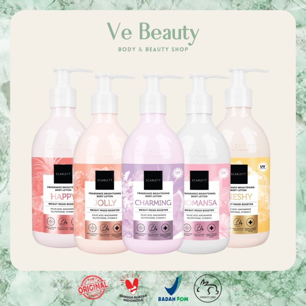 Jual Scarlett Moodbooster Hand Body Lotion 300ml | Shopee Indonesia