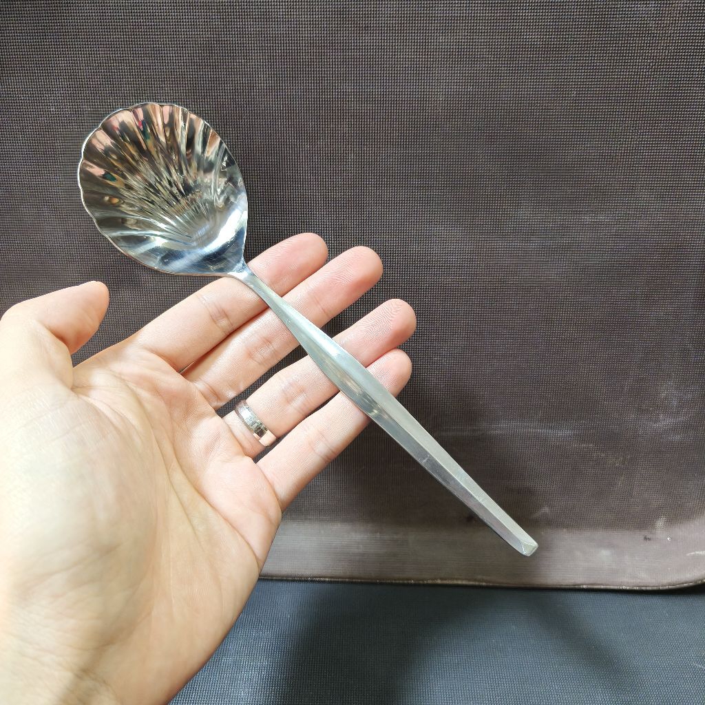 Jual Sendok Sop / Lauk Kerang 508 Kedaung Stainless Soup Serving Spoon ...