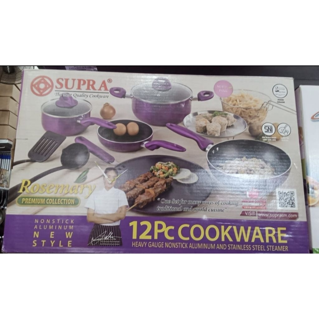 Jual Panci Set Supra Cookware Set 12pc | Shopee Indonesia