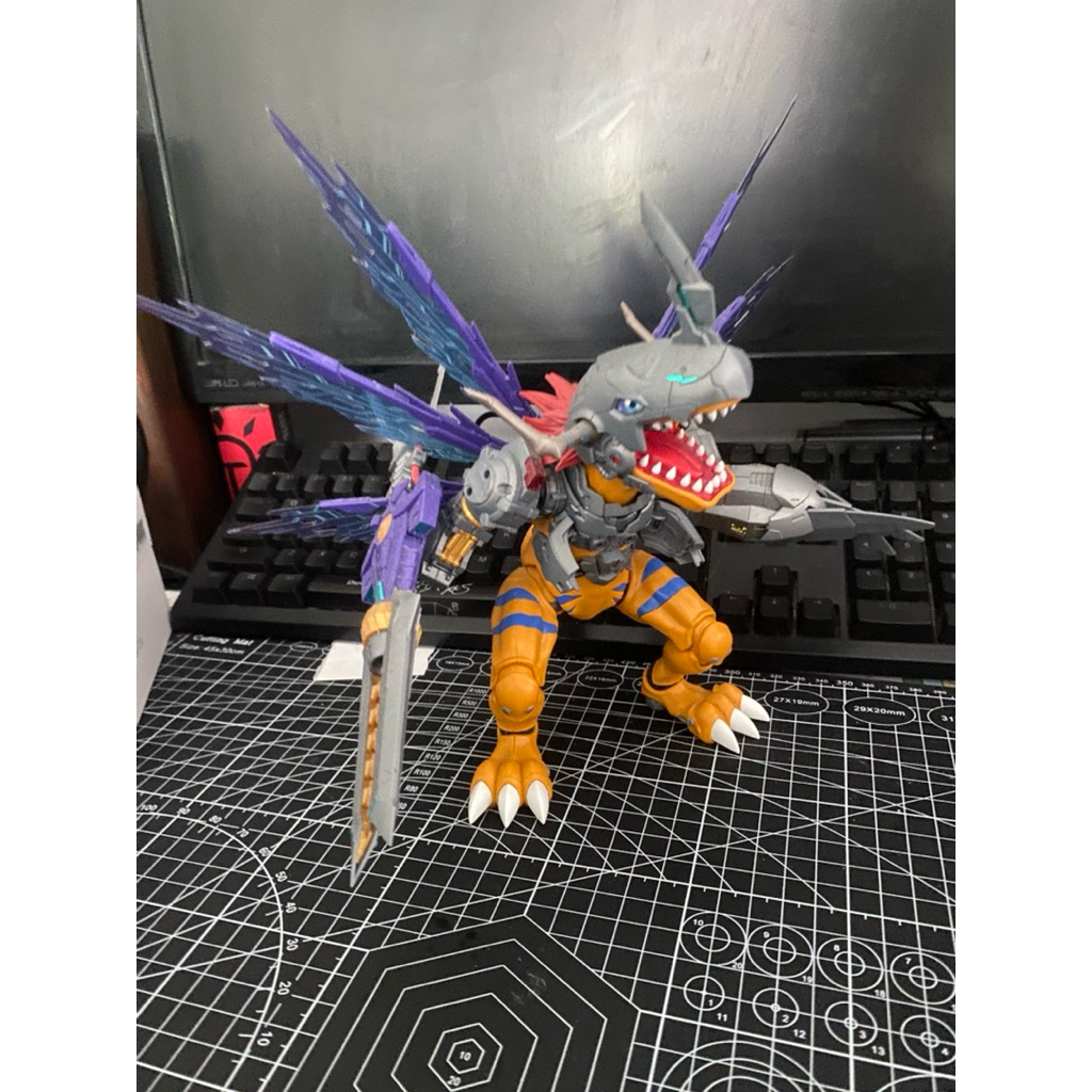 Jual Figure Rise Metal Greymon Amplified - Second No Box | Shopee Indonesia