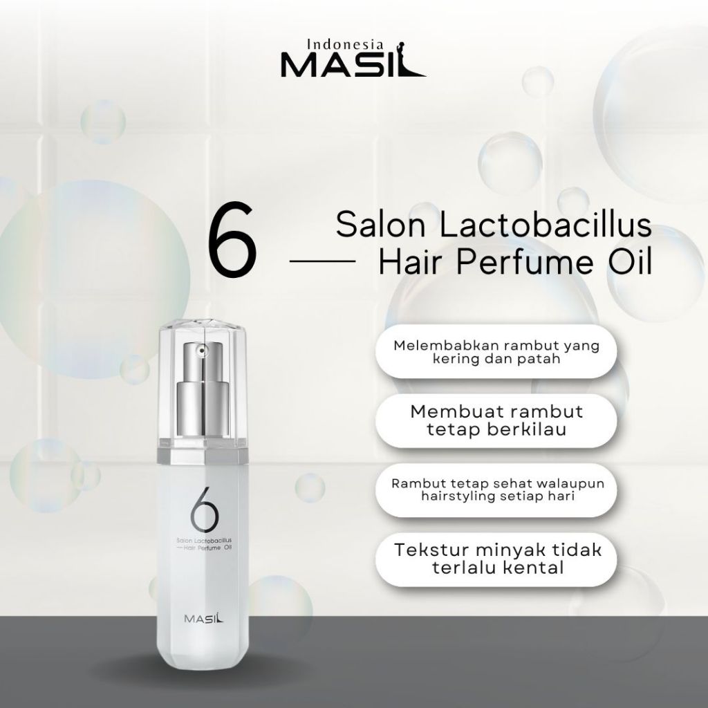 Jual MASIL 6 Salon Lactobacillus Hair Perfume Oil - Minyak Rambut ...